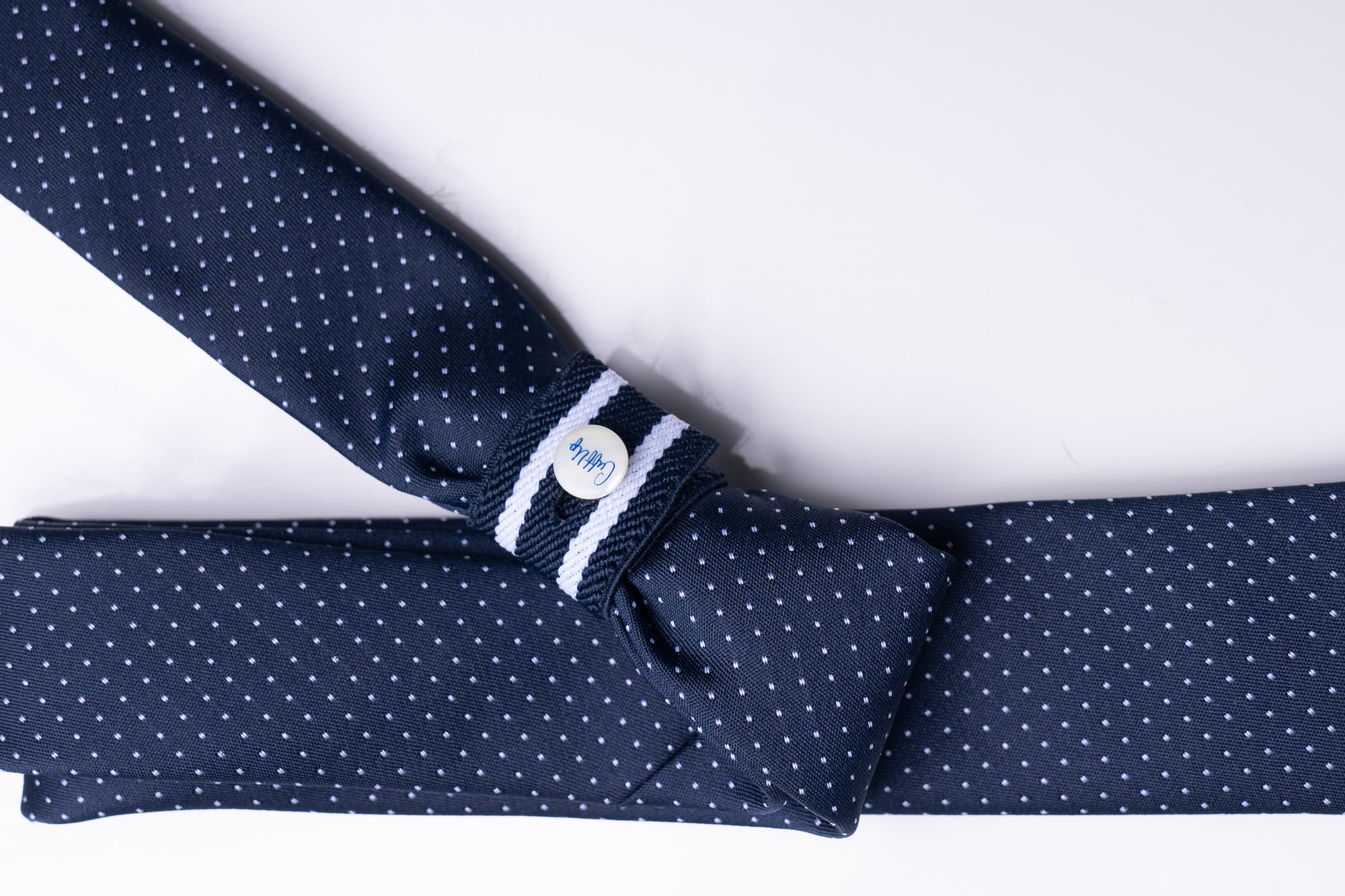 Tie LittleBluePois - cuffupstyle